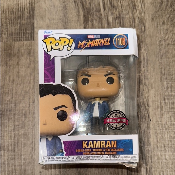 Funko | Toys | Funko Pop Marvel Kamran Special Edition Figure | Poshmark